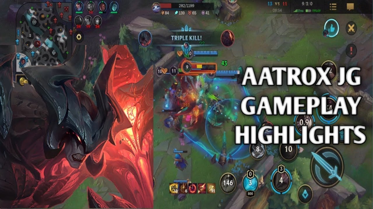 WILD RIFT: AATROX JG SVP WITH INSANE DAMAGE GAMEPLAY HIGHLIGHTS - YouTube