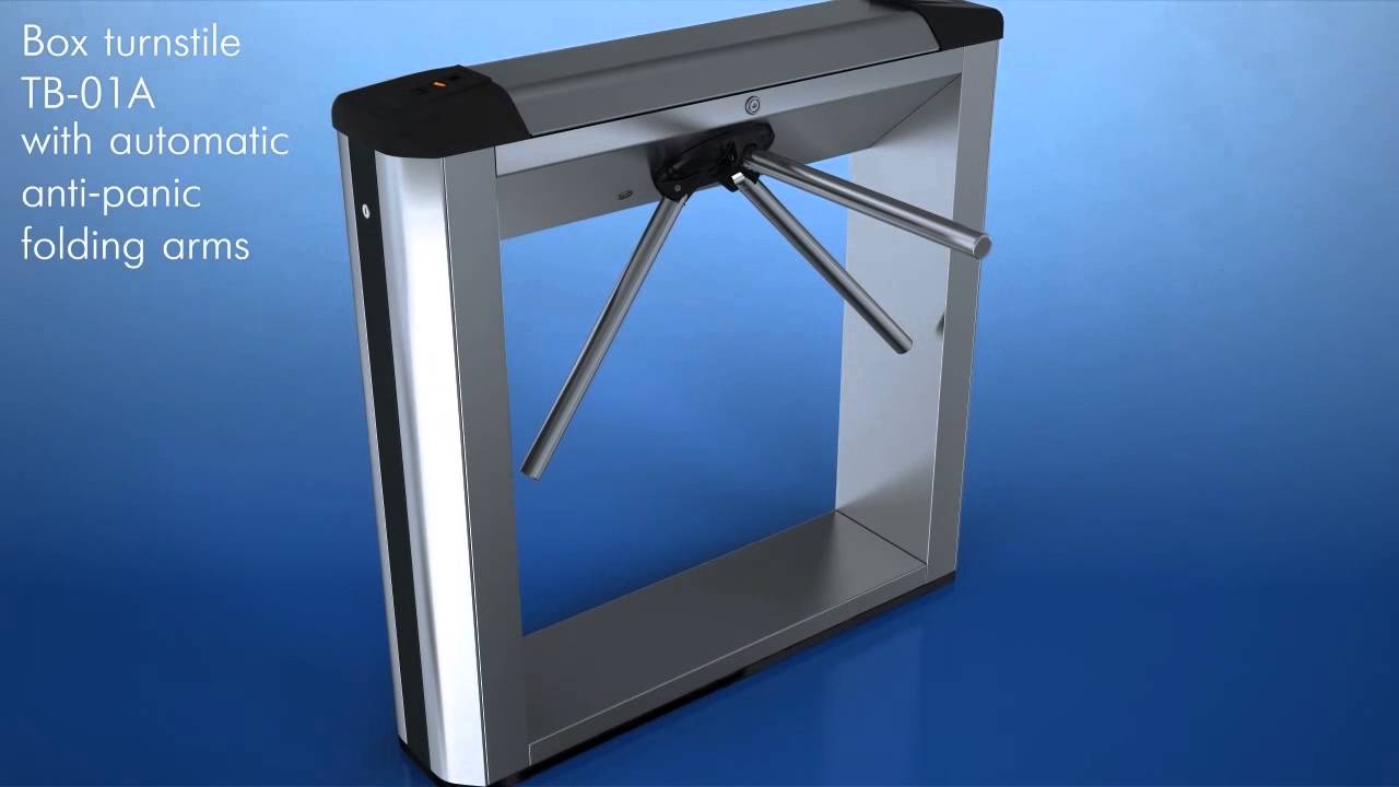 Box Tripod Turnstile PERCo-TB-01/TB-01A - YouTube