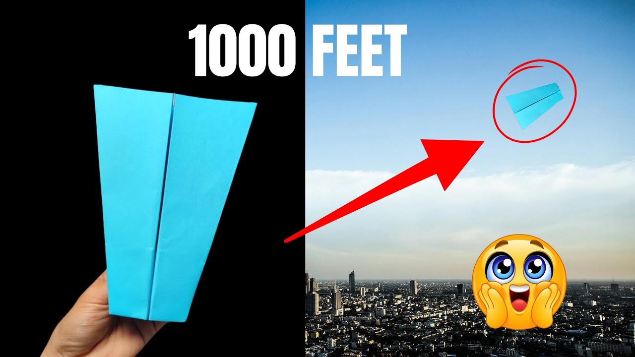 Extreme WORLD RECORD! How to Make the BEST Paper Airplane That Flies ...
