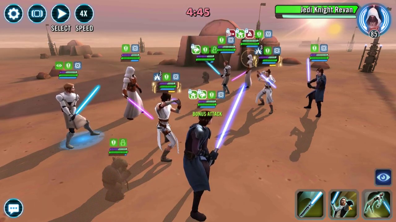 SWGOH GL Rey mirror with ultimate - YouTube