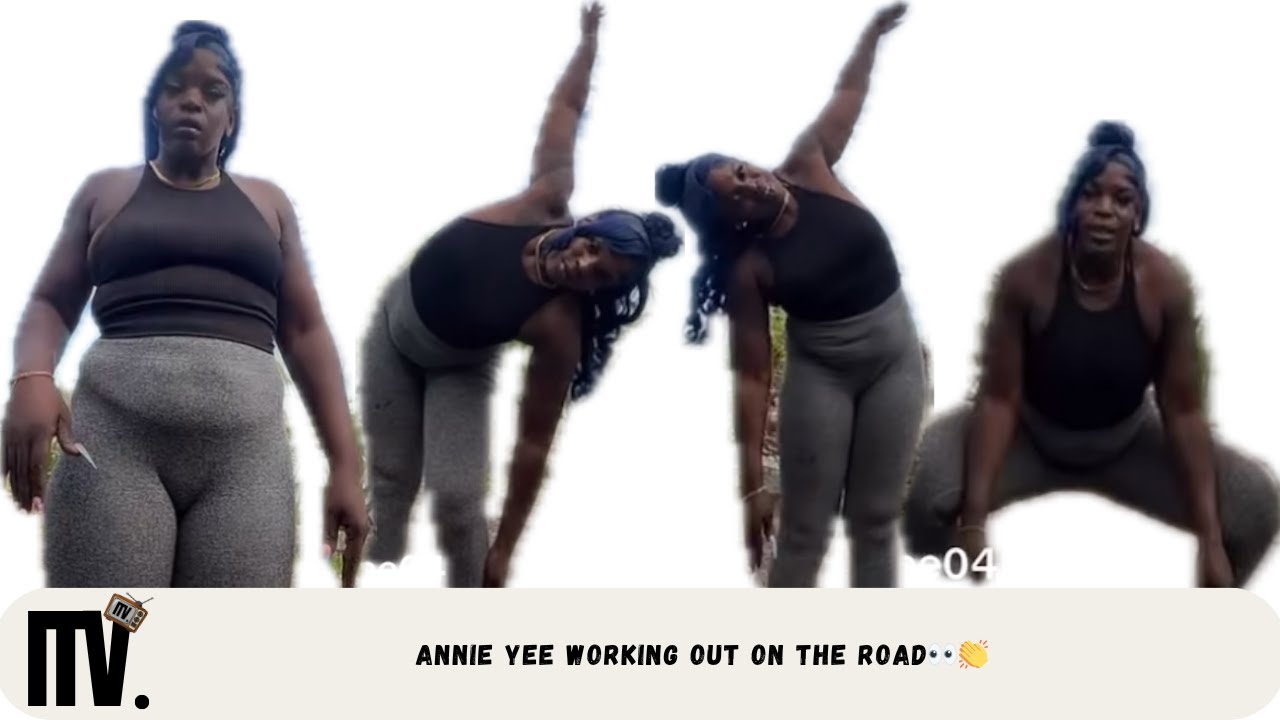 ANNIE YEE WORKING OUT ON THE ROAD👀👏 - YouTube