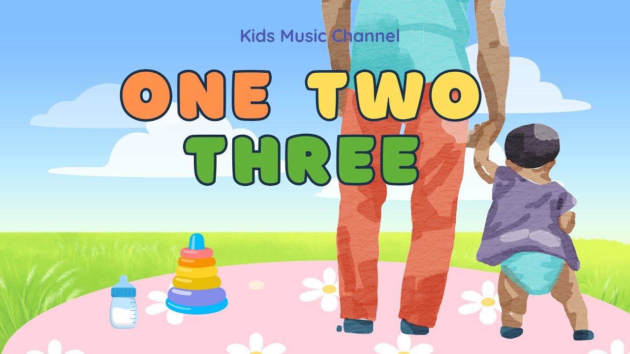 One, Two, Three Steps 👣 | Songs for Toddlers & Kids First Steps ...