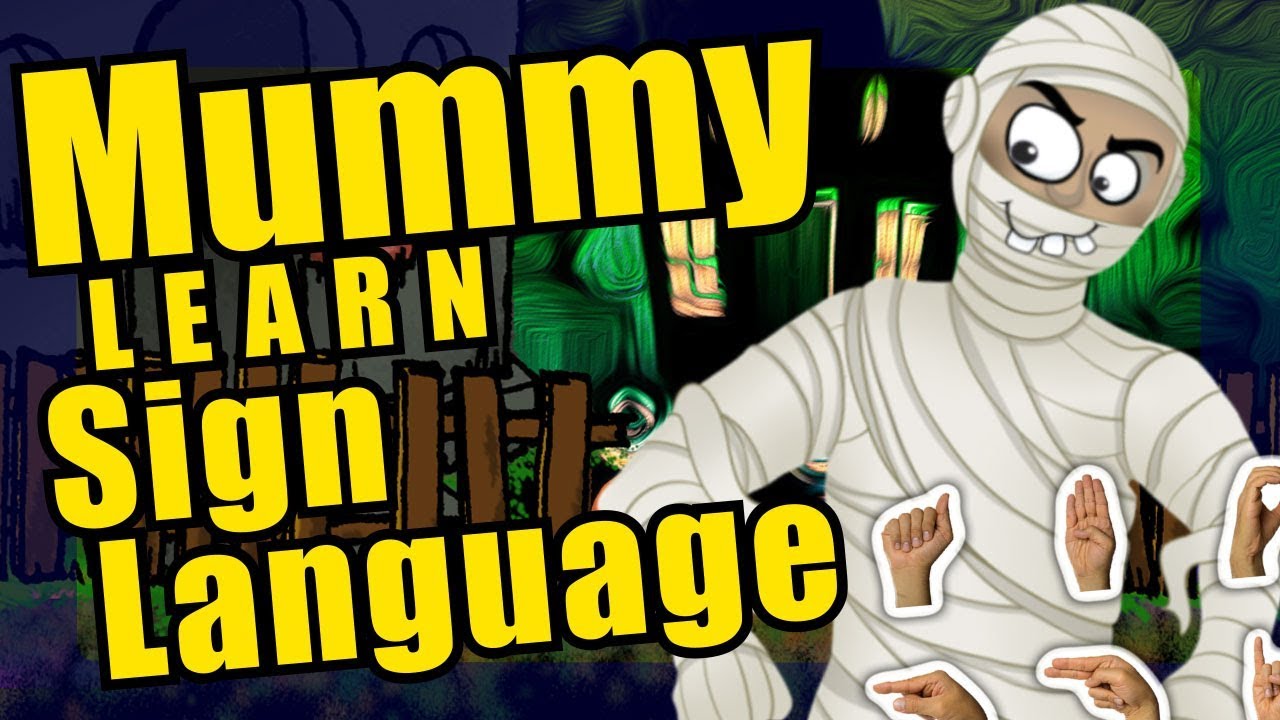 American Sign Language Halloween Mummy Parade - ASL - YouTube
