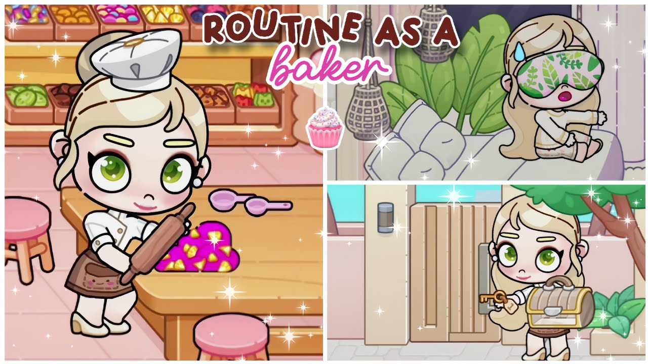 My morning routine as a Baker 🧁 | Avatar World - YouTube