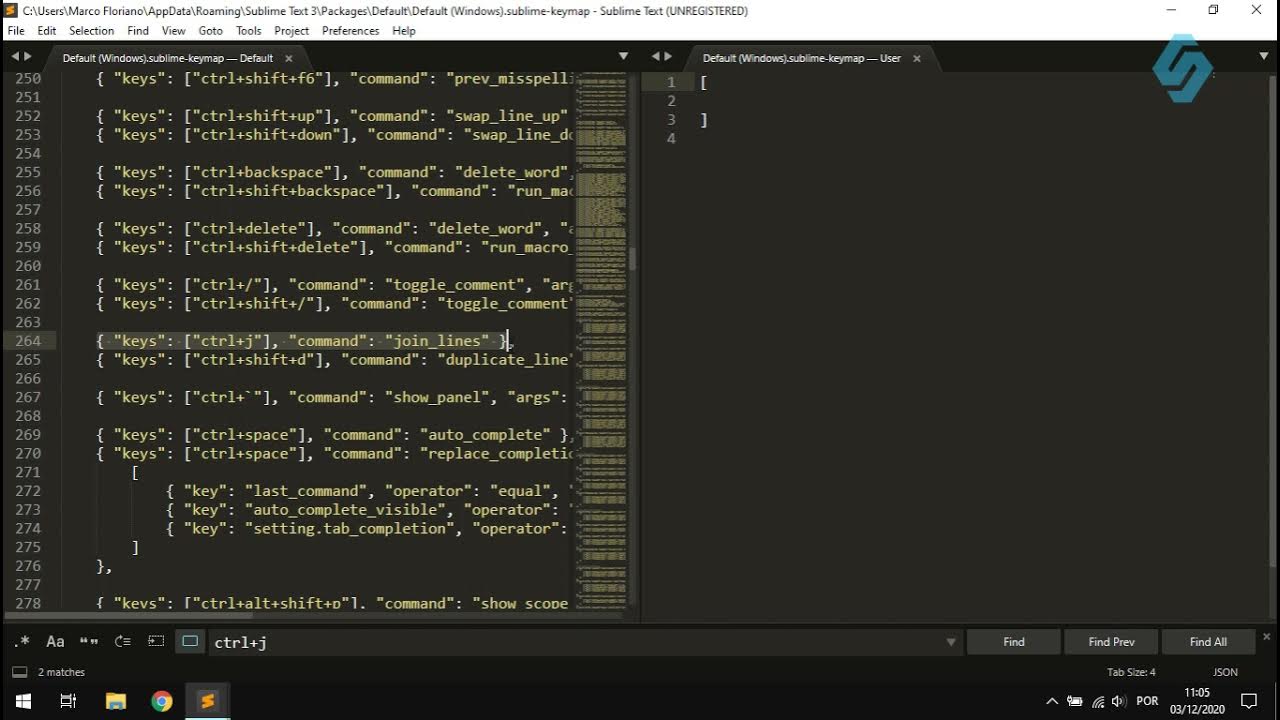 40010 - Curso de Sublime Text - Key Bindings - YouTube