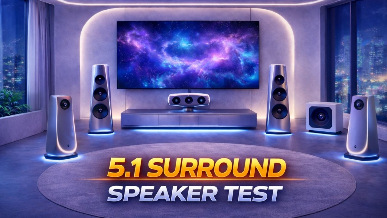 Home Theatre All Channels Check | 5.1 Surround Speaker Test - YouTube