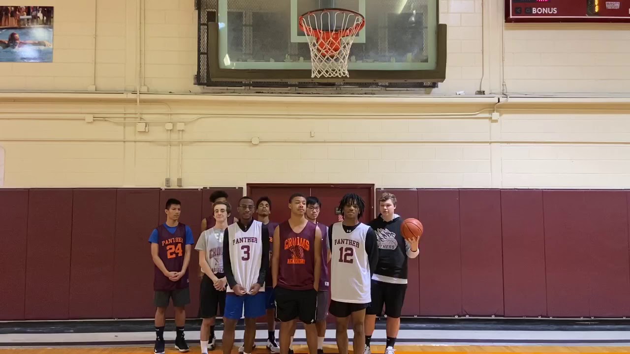crooms academy boys basketball fundraiser - YouTube