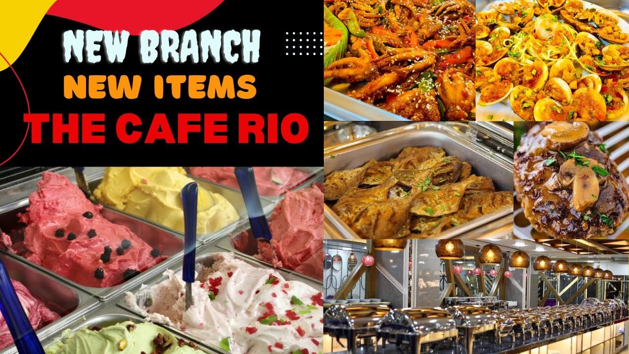 The Cafe Rio রুপচাঁদা, ঝিনুক, চিংড়ি, অক্টোপাস,কাকড়া,খাসি, গরু সব এখন ...
