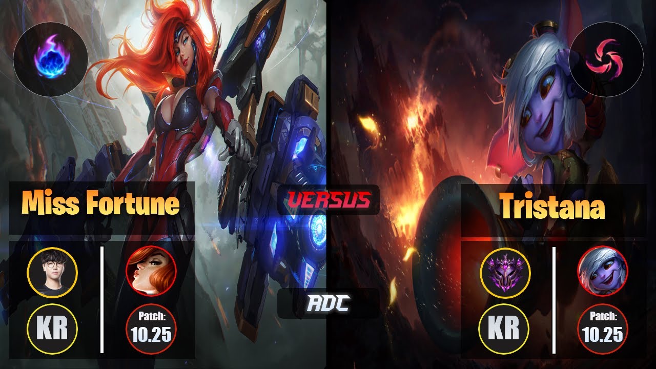 Roach MISS FORTUNE (ADC) [Arcane Comet] VS TRISTANA - Master KR Patch ...