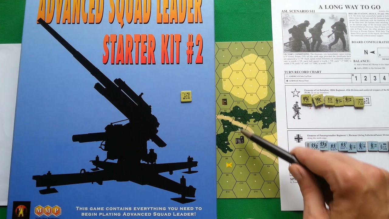Let's Advanced Squad Leader Starter Kit #2: A Long Way to Go - YouTube