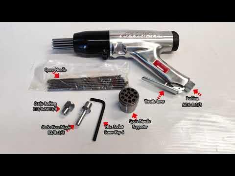 Pneumatic Jet Chisel NITTO JEX-28 - YouTube