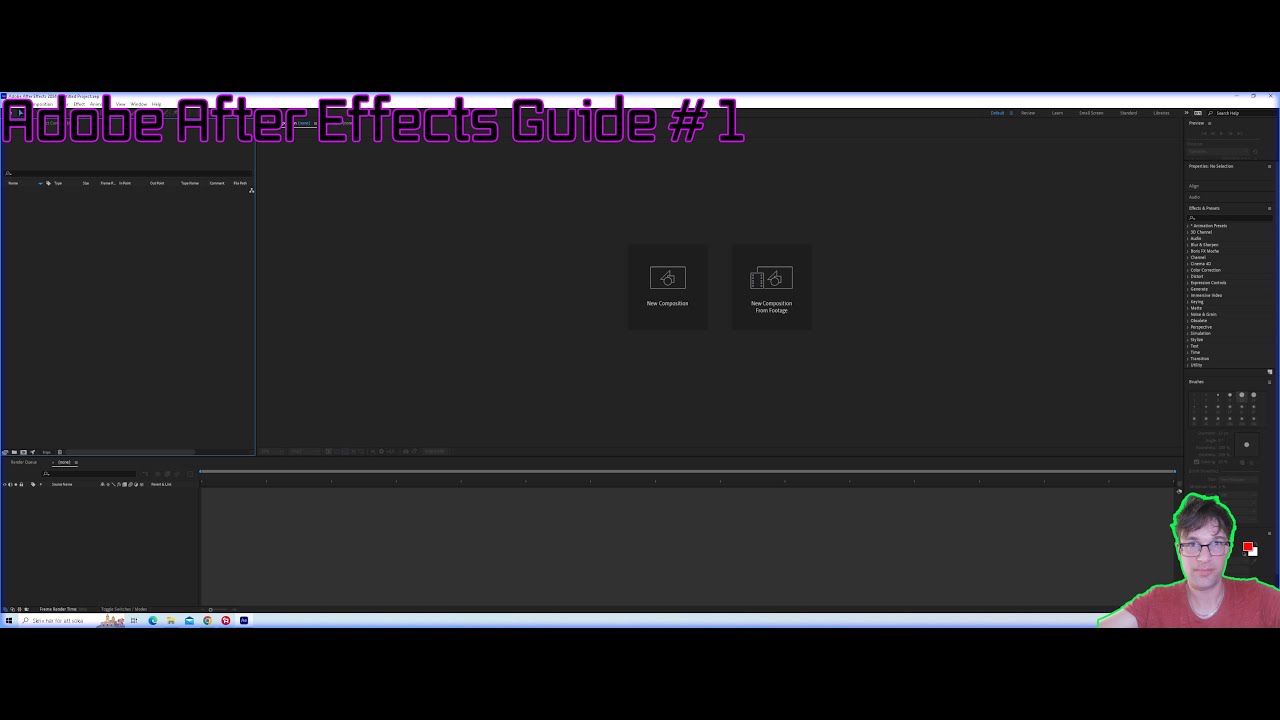 Adobe After Effects Guide # 1 - YouTube