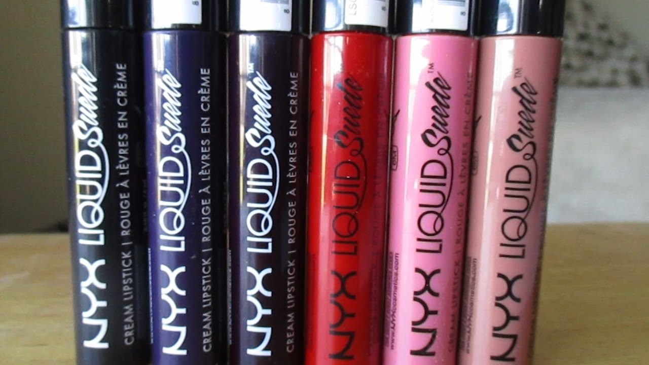 NYX Liquid Suede Swatch and Review - YouTube