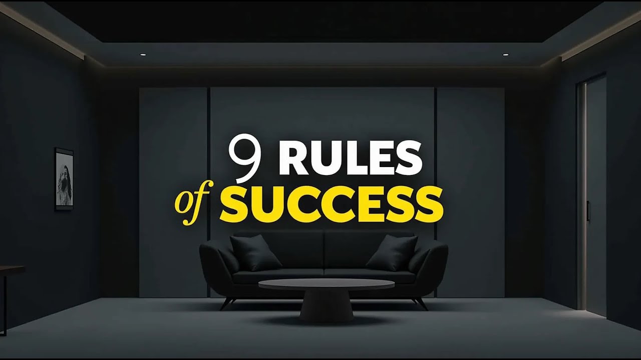 9 RULES OF SUCCESS | FINANCIAL FREEDOM THROUGH MINIMALISM - YouTube