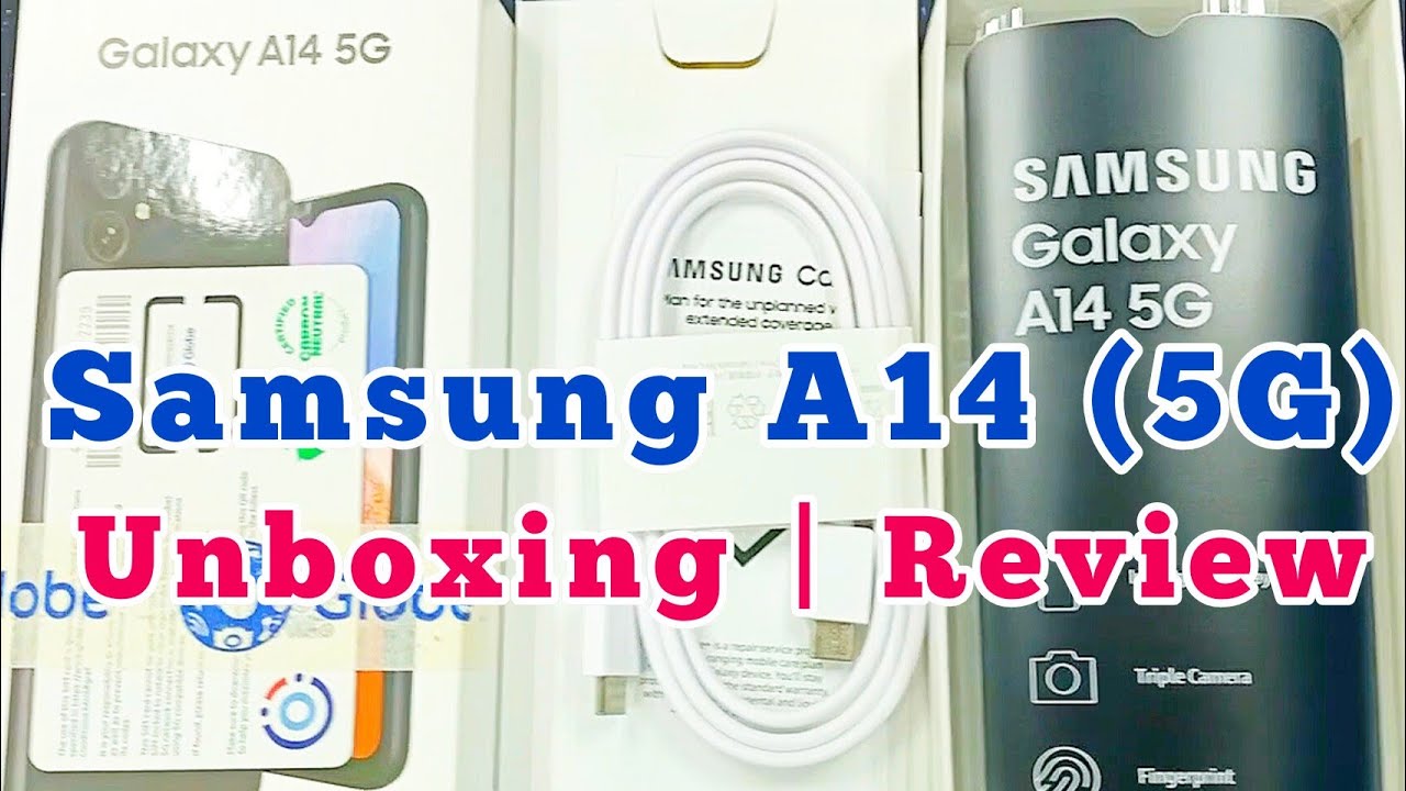 SAMSUNG GALAXY A14 (5G) UNBOXING | REVIEW - YouTube