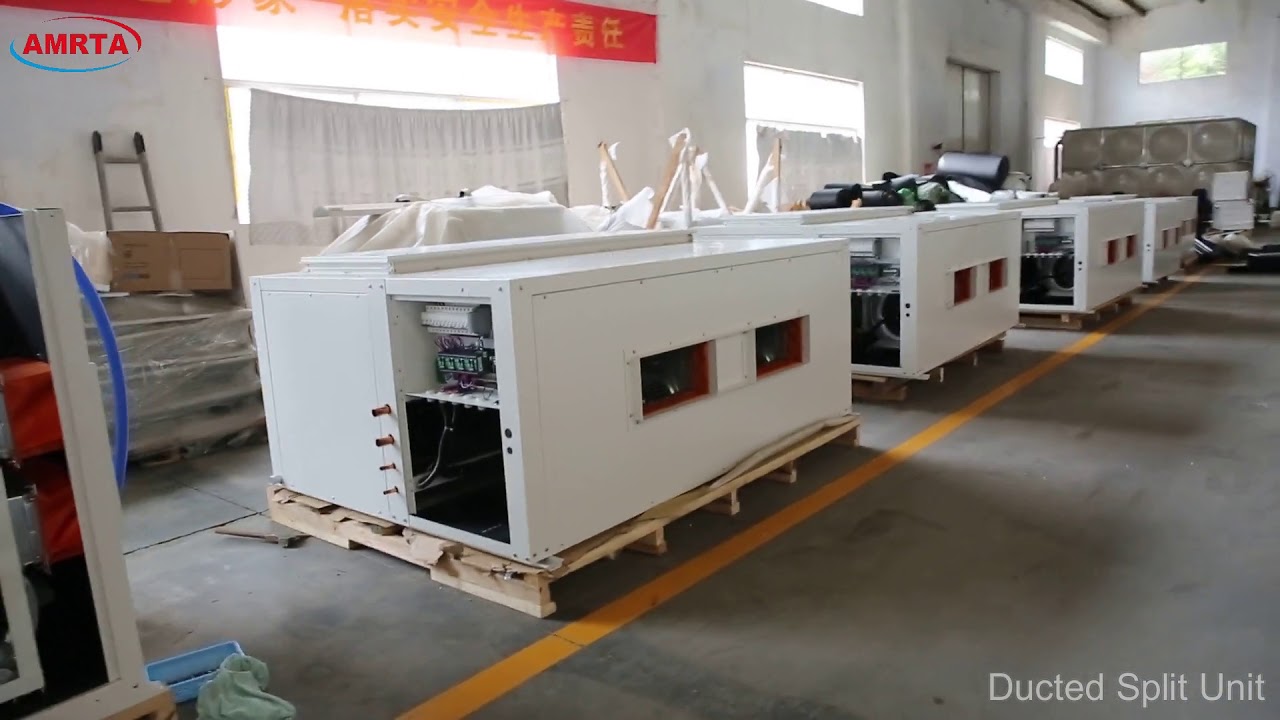 Split Rooftop Packaged Unit - YouTube