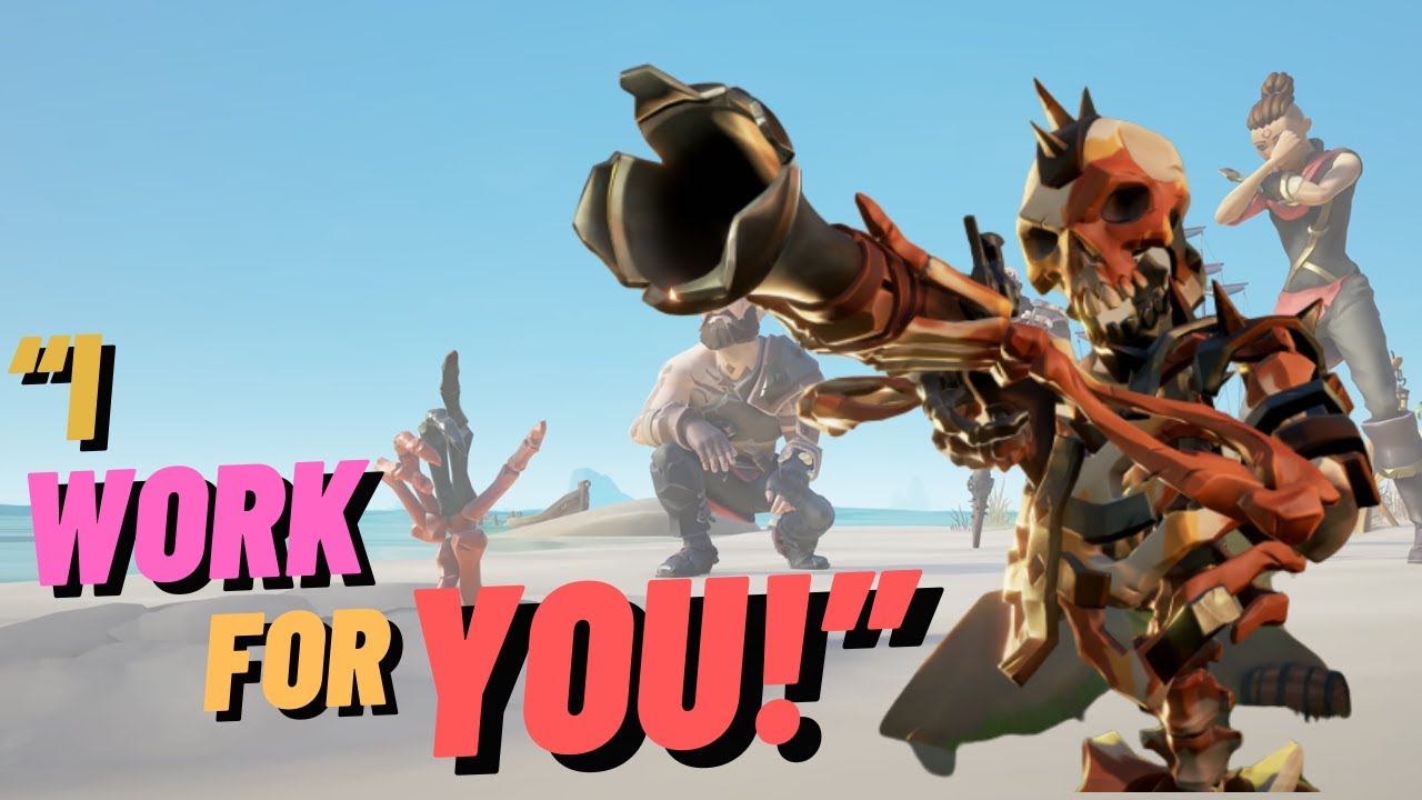 You Can Now Hire Skeletons in Sea of Thieves! - Skeleton Mercenaries ...