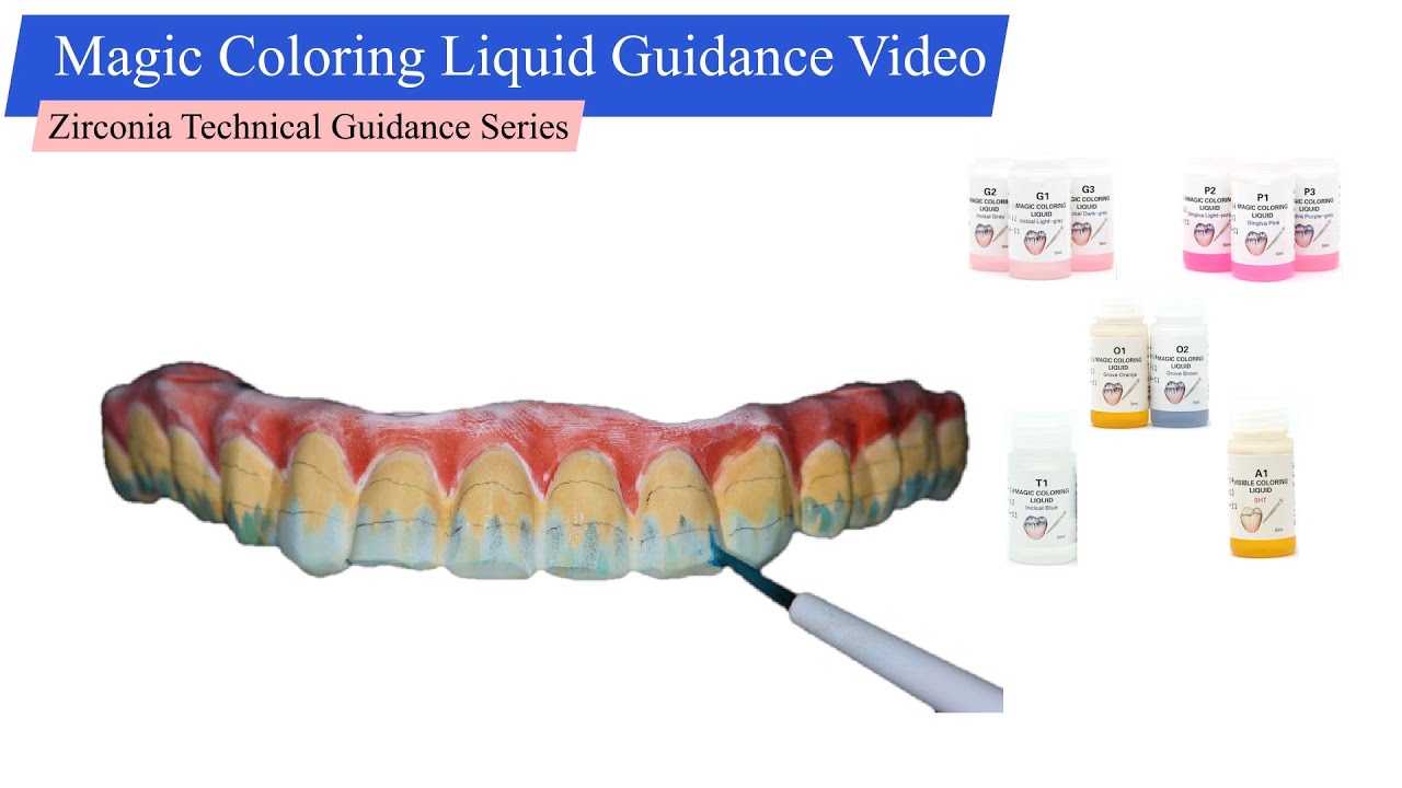 Aidite Magic Coloring liquid Guidance - YouTube