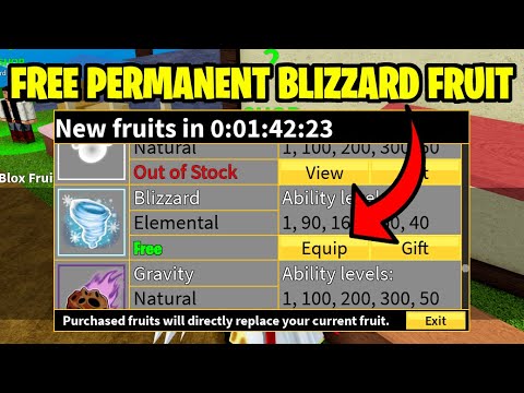 HOW TO GET PERMANENT BLIZZARD FRUIT IN BLOX FRUITS FOR FREE! - YouTube