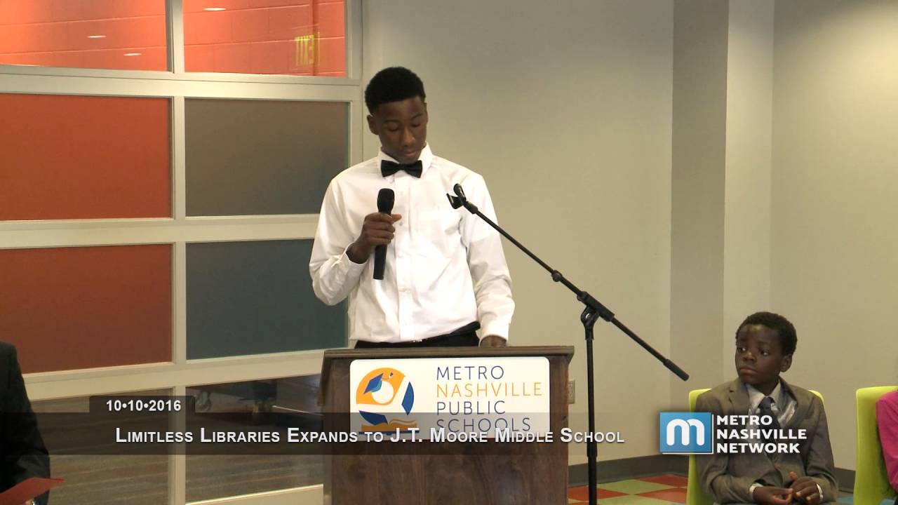 Limitless Libraries Event , J.T. Moore Middle School - YouTube