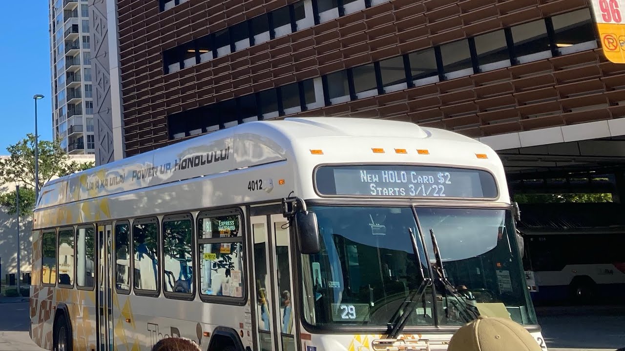 Honolulu TheBus Route 81 Express Waipahu, Bus 4012 (Part 2) (Waipahu ...
