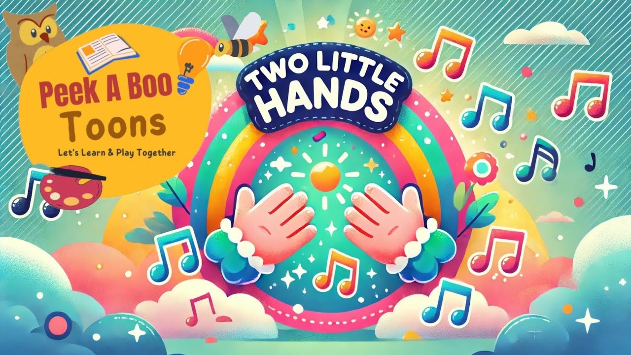 Two Little Hands | Nursery Rhymes | Baby Songs | Rhyme for kids ...