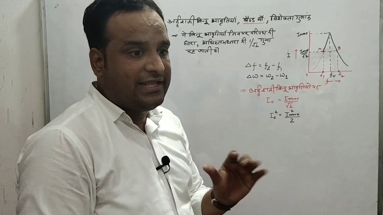 Half power point frequencies,band width,Quality Factor - YouTube