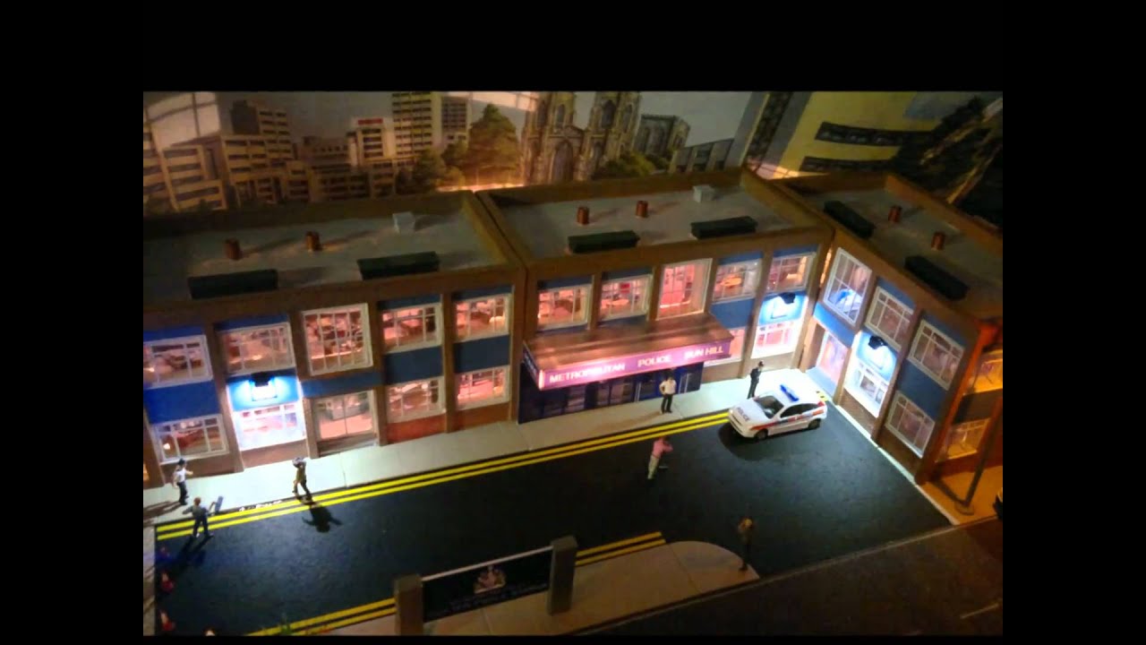 The Bill - OO Gauge Model - Sun Hill Police Station - YouTube