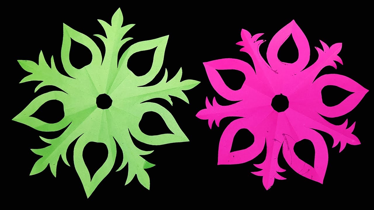 How to make paper cutting designs easy, #decorationIdeas - YouTube