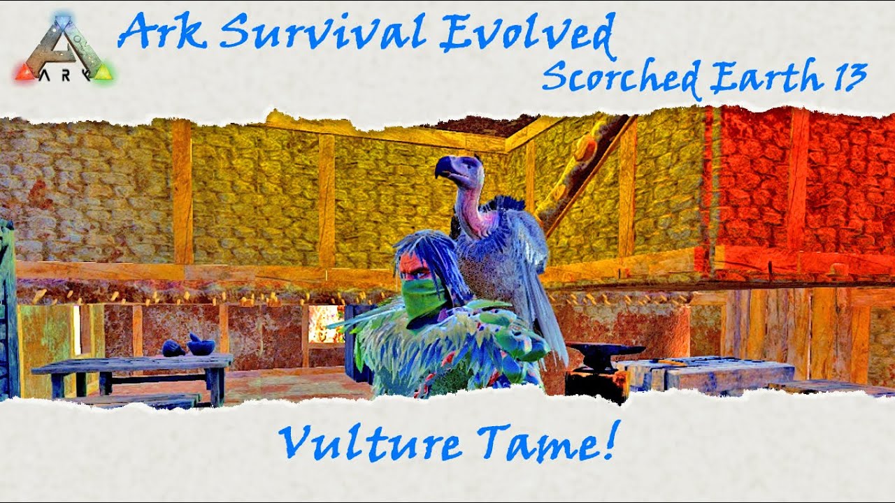 Ark Scorched Earth: Vulture Taming and Wind Turbine! - YouTube