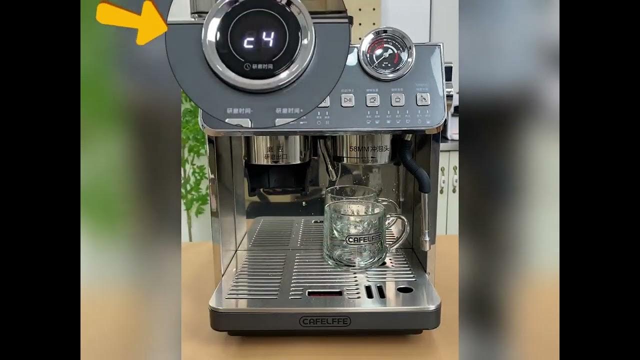 How To Clean The Barista Espresso Machine of Cafelffe MK-608？？ - YouTube