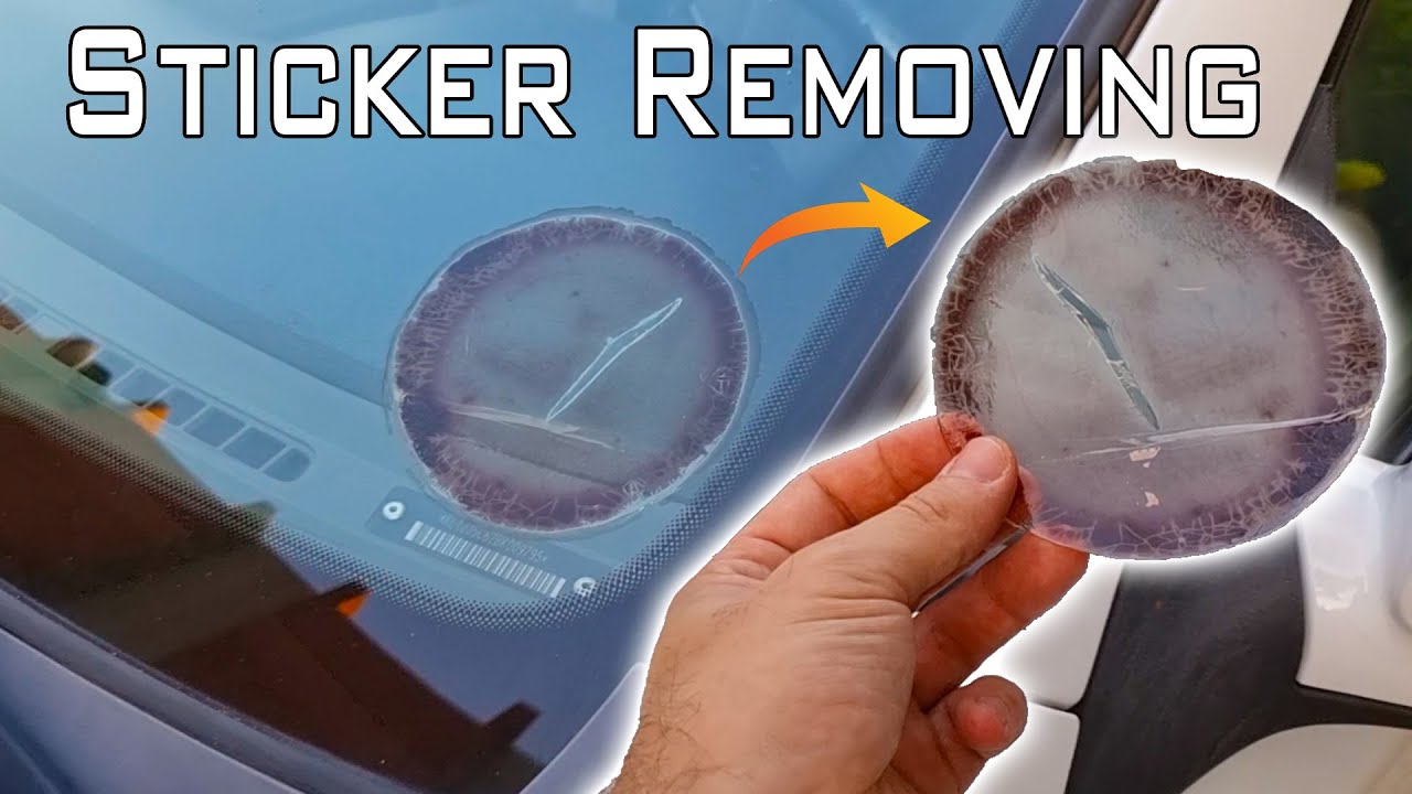 Here is how to remove sticker in one piece without any sticker spray ...