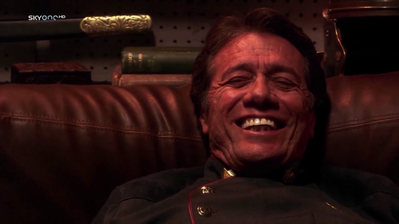 Best of Colonel Saul Tigh Laughing - YouTube