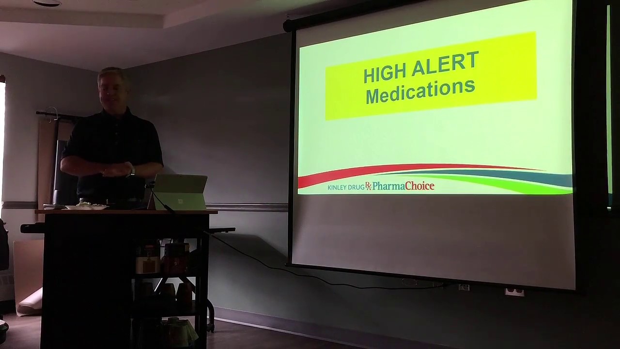 High Alert Medications - YouTube