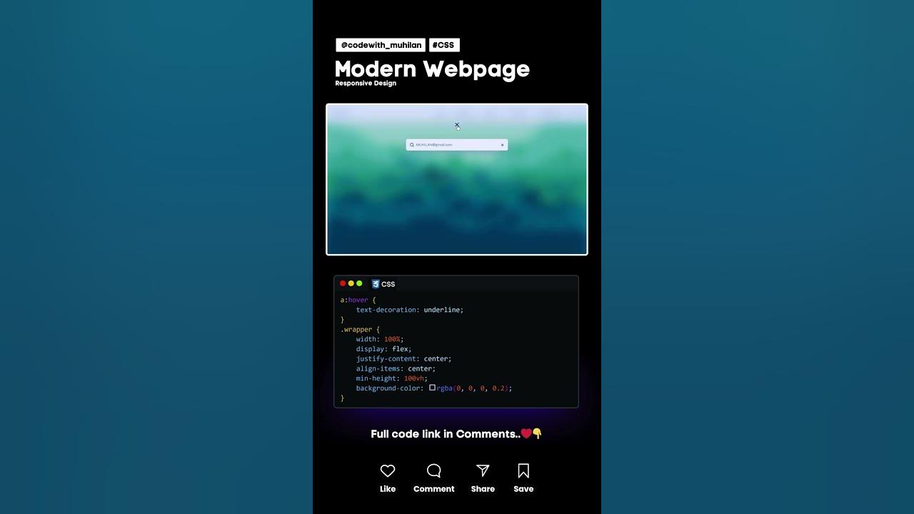 Modern Website Layout Css Coding Responsivewebsite Modern Website Youtube
