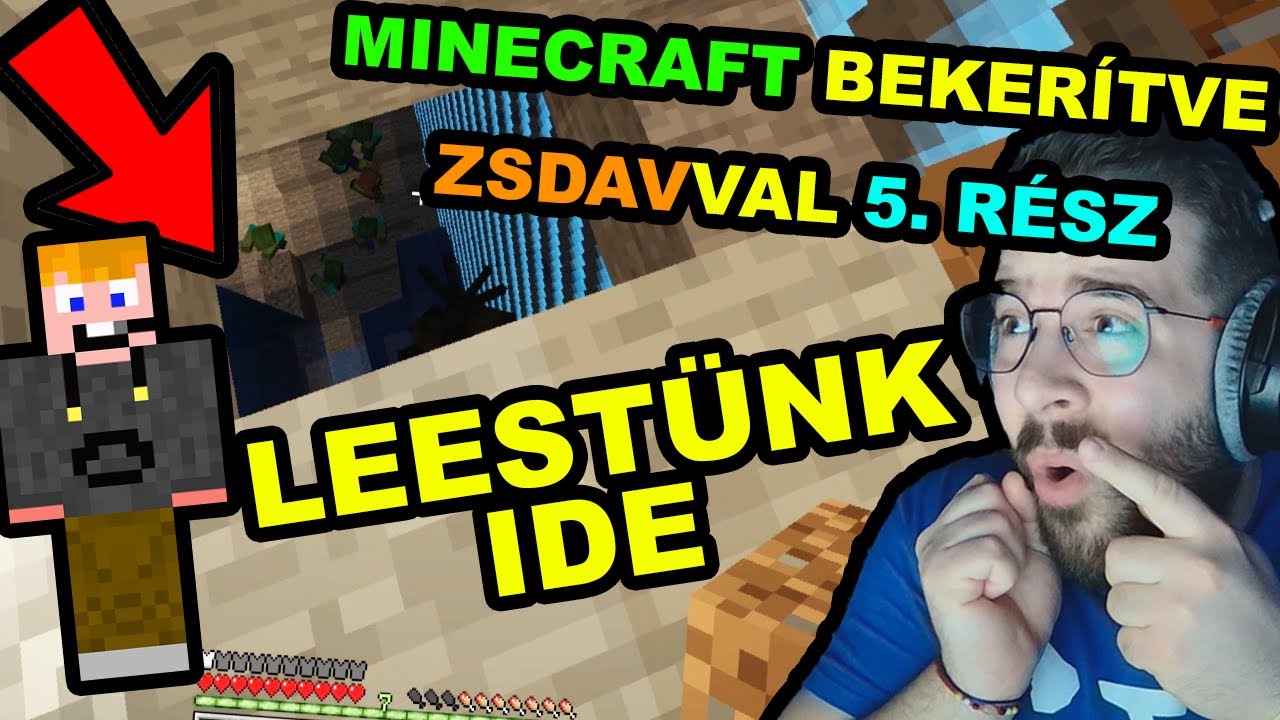 Leesett a SZÖRNYEK közé ZsDav 😂 | Minecraft TÉLEN bekerítve 5. rész ...