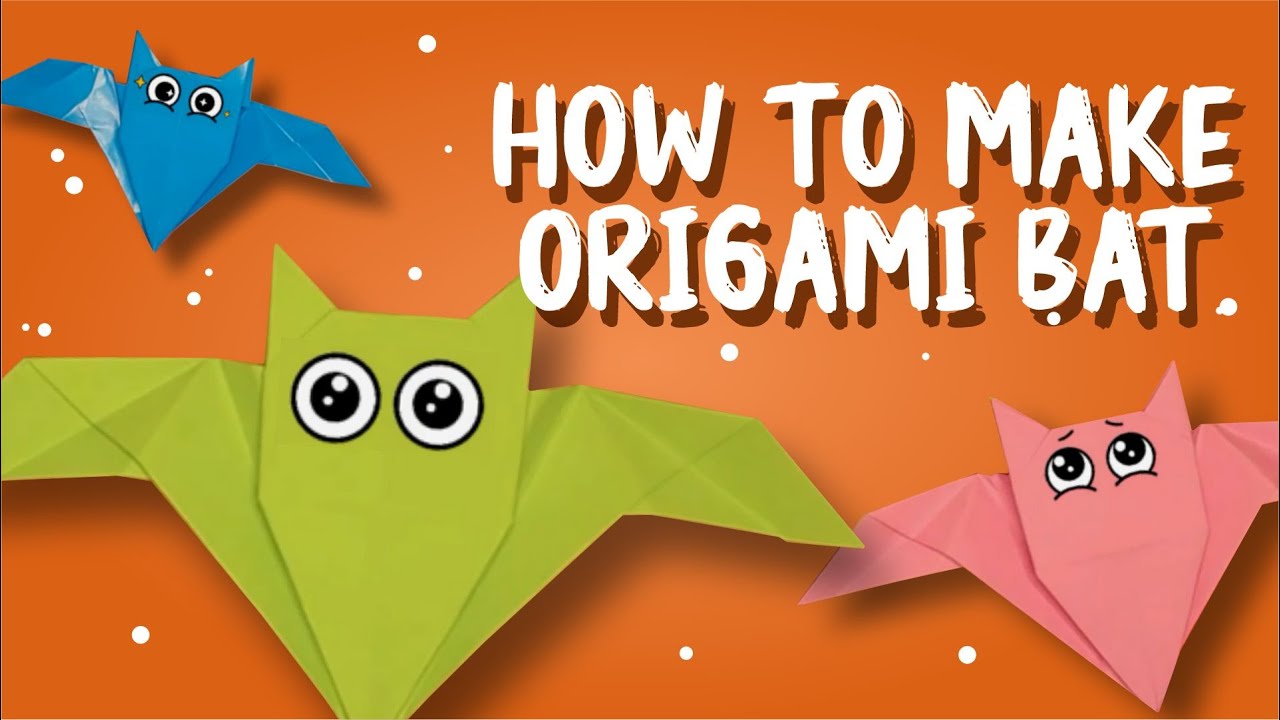 Origami Bat Easy and Simple | How to Make Origami Paper Bat Step by ...
