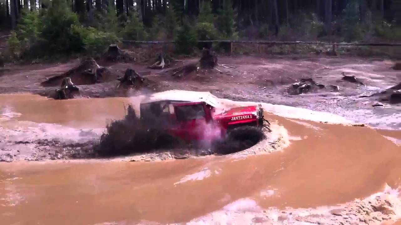 Jantz 4x4 Super Jeep at Tahuya - YouTube