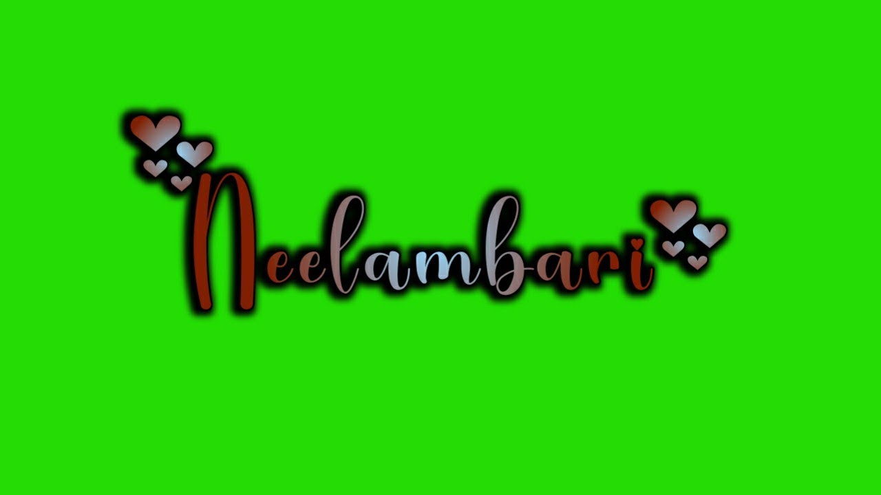 Neelambari song green screen lyrics|Aachrya movie songs green screen ...