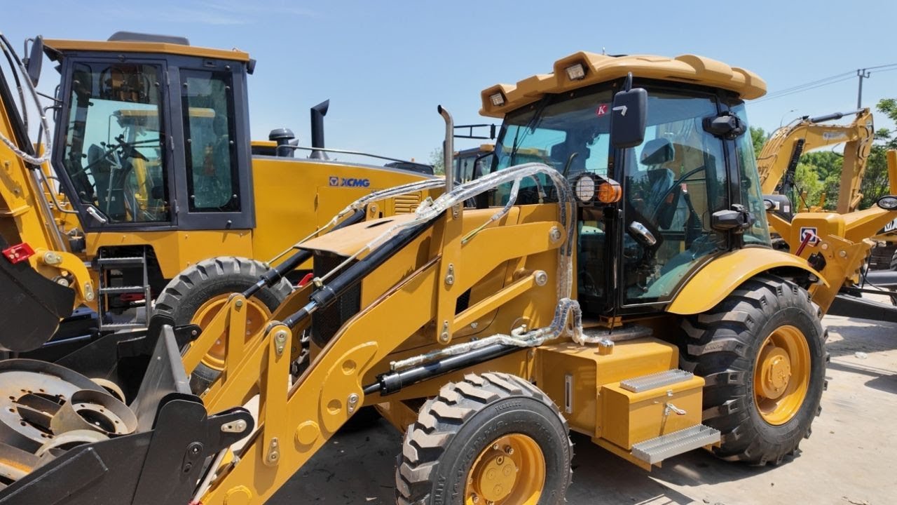 Introducing Chinese made backhoe loader - YouTube