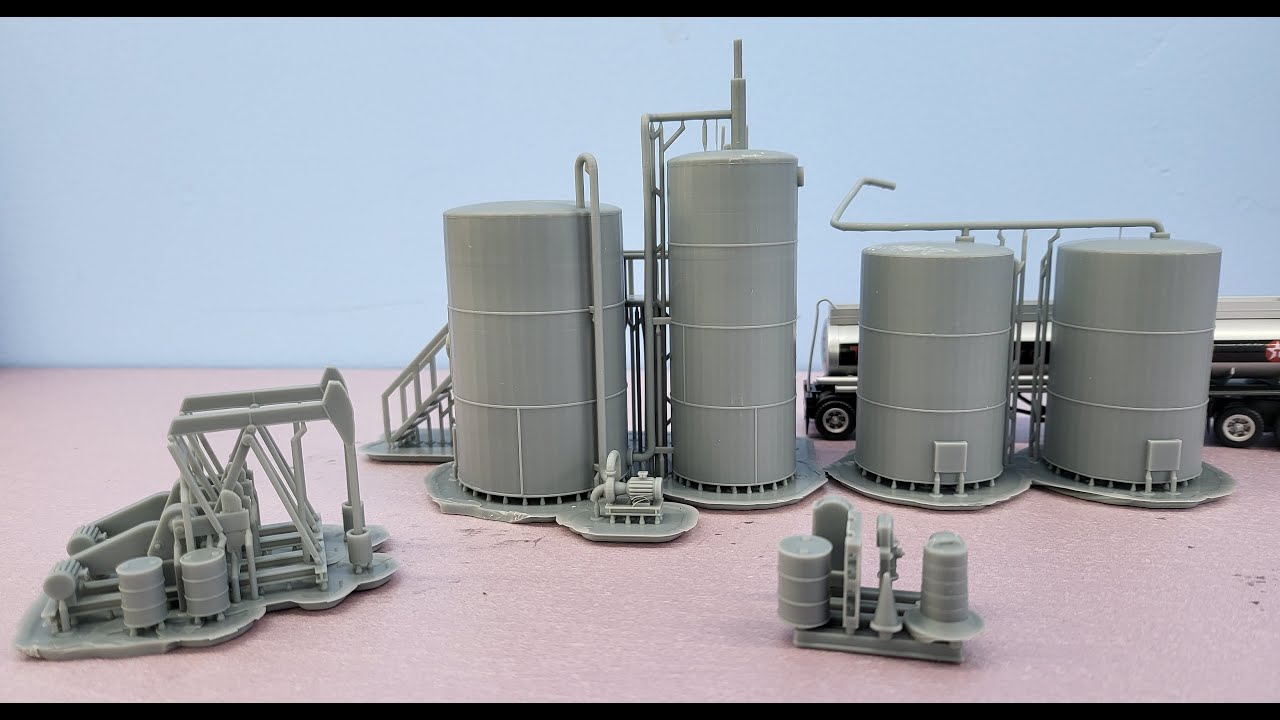 Whistle Stop Models Review - 3D Printed HO and N Scale Tank Battery ...