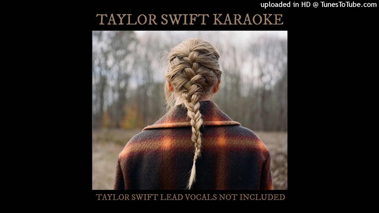 Taylor Swift - champagne problems (Karaoke Version) - YouTube