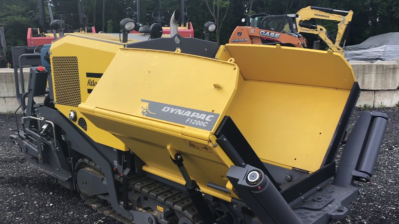 DYNAPAC F1200 PATH PAVER - YouTube