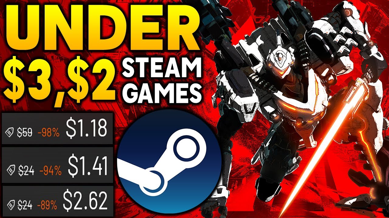 ABSOLUTELY AWESOME SUPER CHEAP STEAM PC GAME DEALS UNDER $3 AND $2 ...