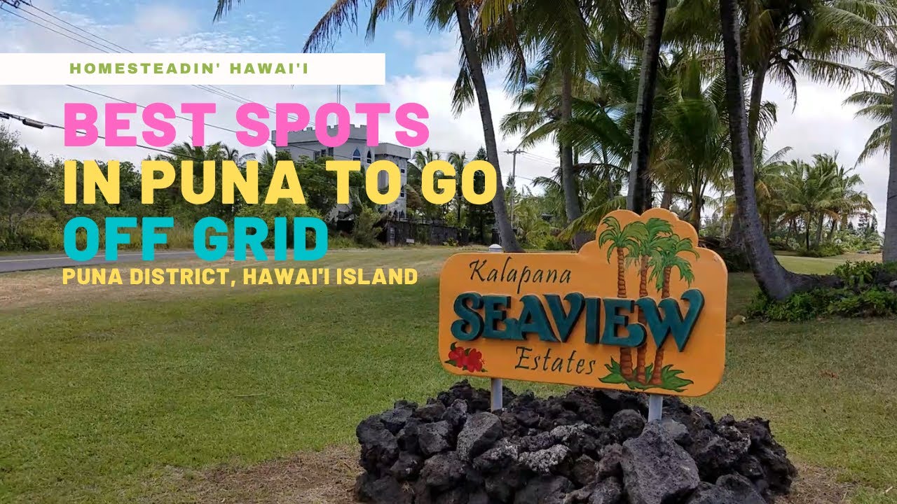 Where in Puna is the Best Subdivision for Off Grid Homesteading? - YouTube