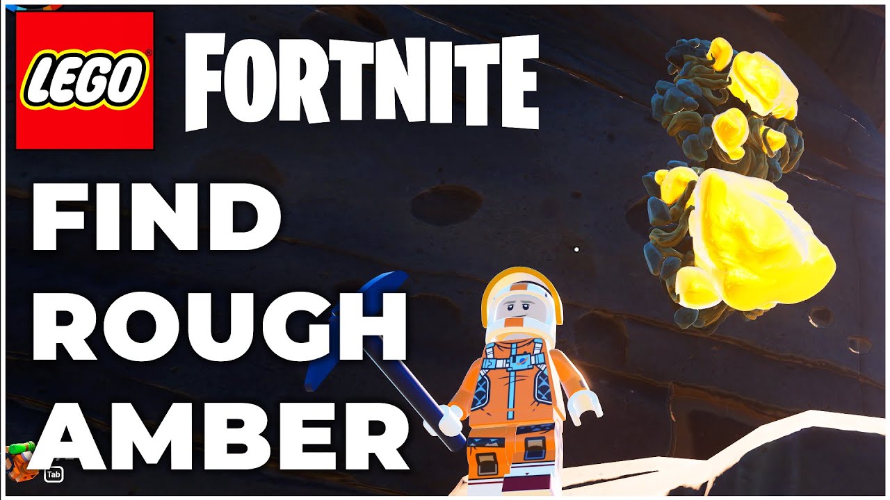 Where To Find Rough Amber In LEGO Fortnite (Quickest Way) - YouTube