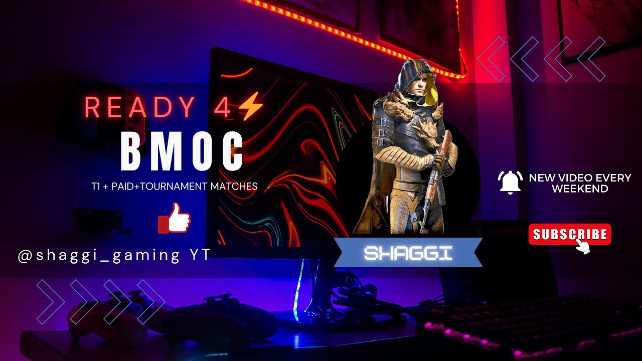 #2 || Grinding 🔥|| BMOC😈⚡️|| T1 plus Tournament Lobby🥵.@Shaggi_7 #bgmi ...