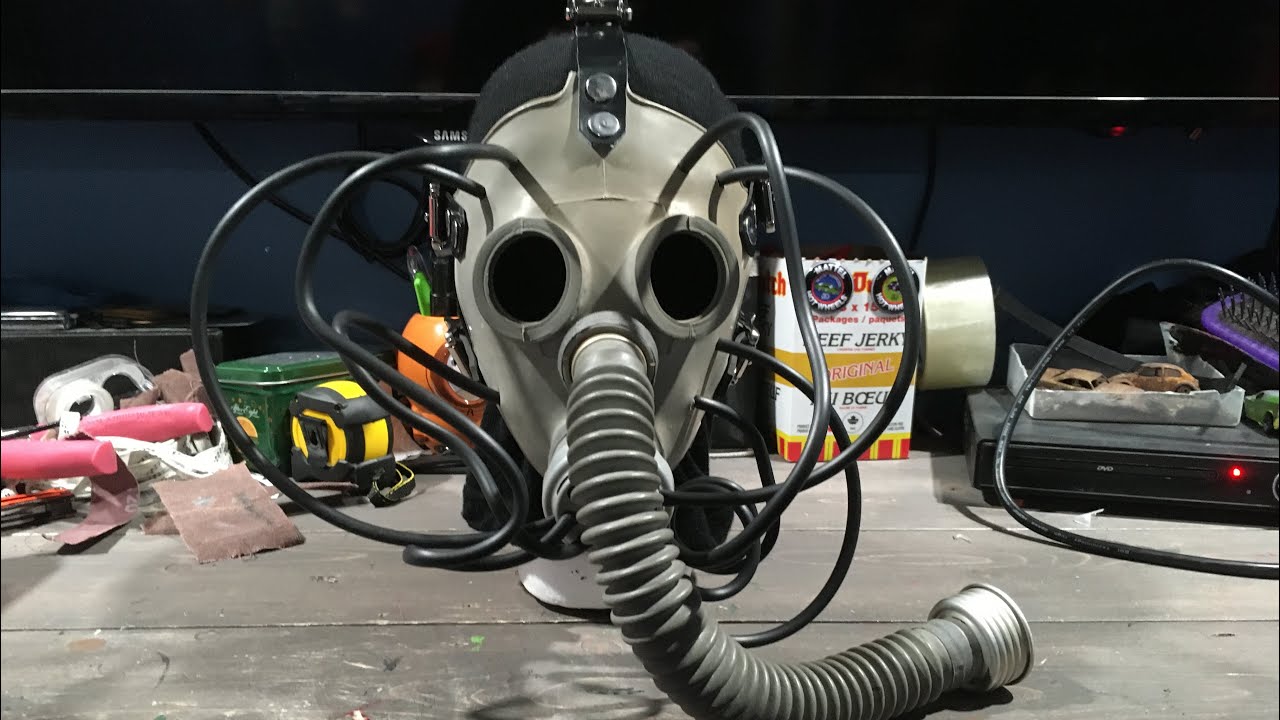 My Sid Wilson PDF-D gas mask (converted by me) - YouTube