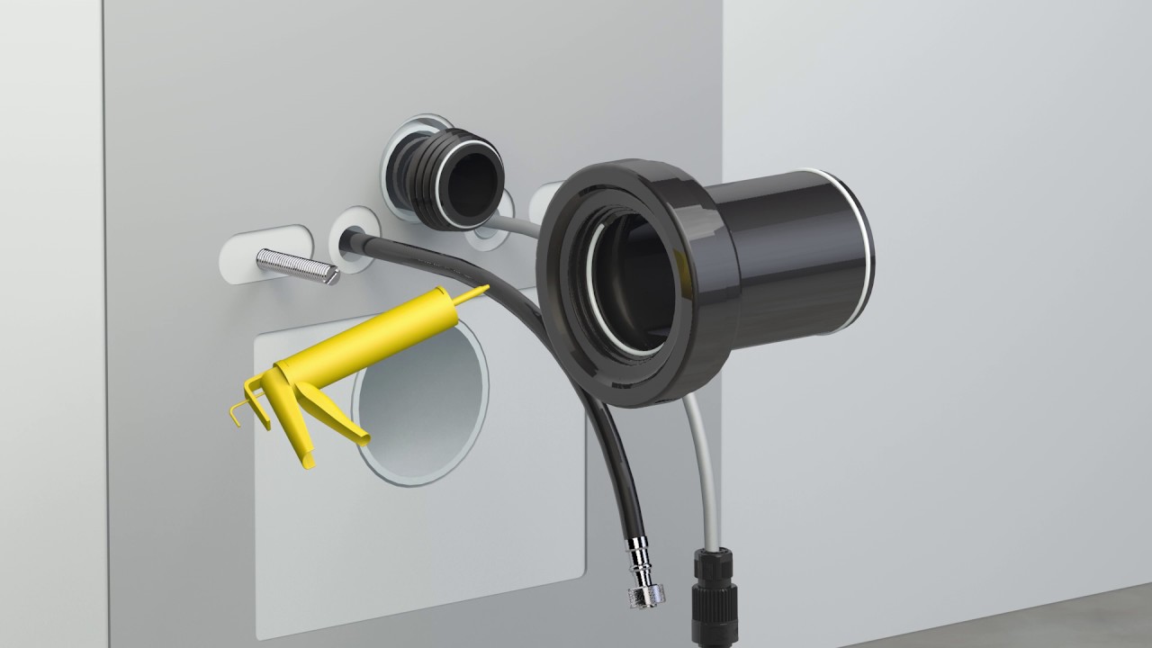 אסלות בידה חכם - התקנה - AXENT ONE Installation - YouTube