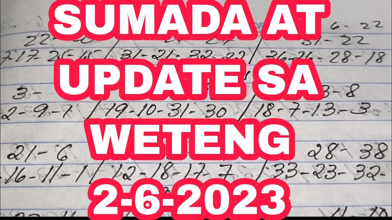 SUMADA AT UPDATE SA WETENG/FEBRUARY 6,2023 #smalltownlottery # ...